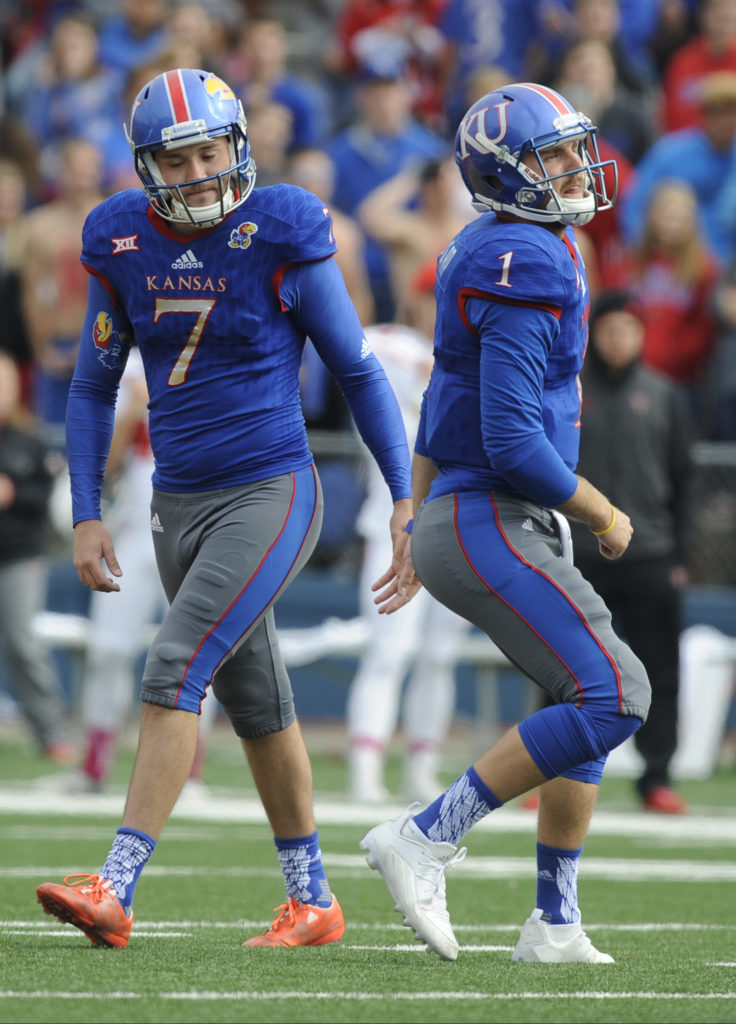 Matthew Wyman now punting, too | News, Sports, Jobs - Lawrence Journal ...